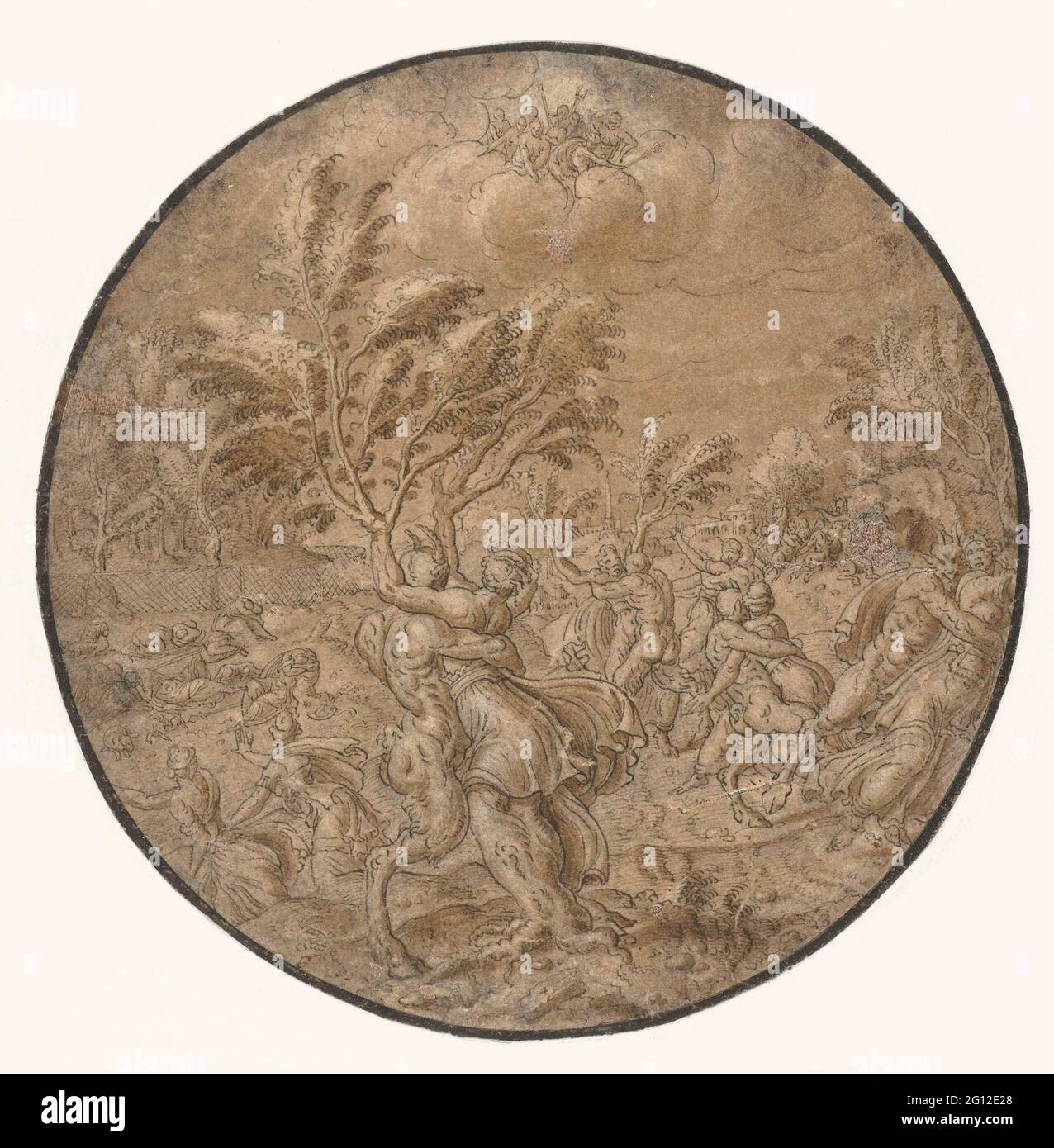 Sisters of Phaeton change into poplars; Ovidius' Metamorphoses Stock ...