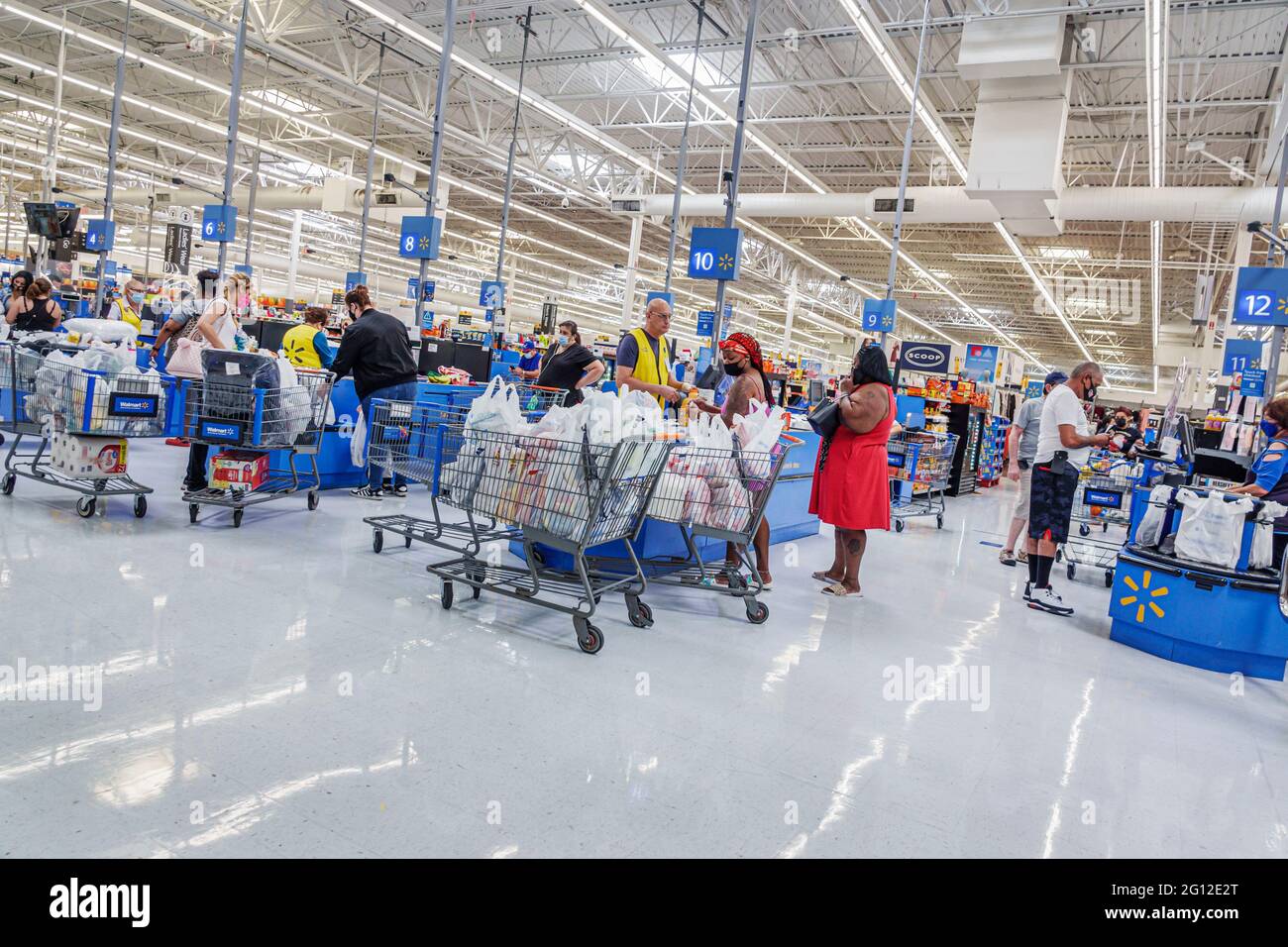 Miami Florida,Hialeah,Walmart Big-Box discount department store inside ...