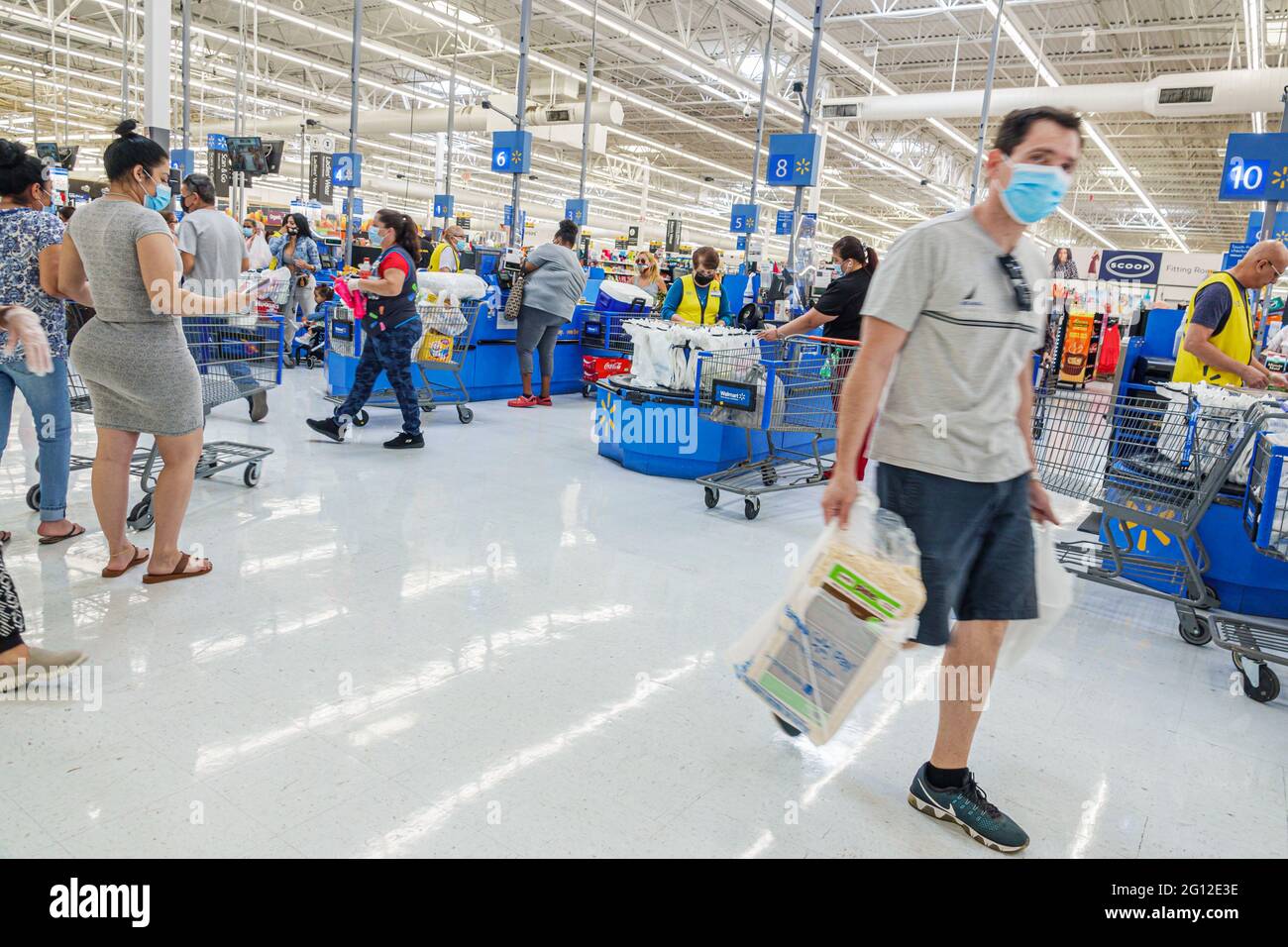 Miami Florida,Hialeah,Walmart Big-Box discount department store inside ...