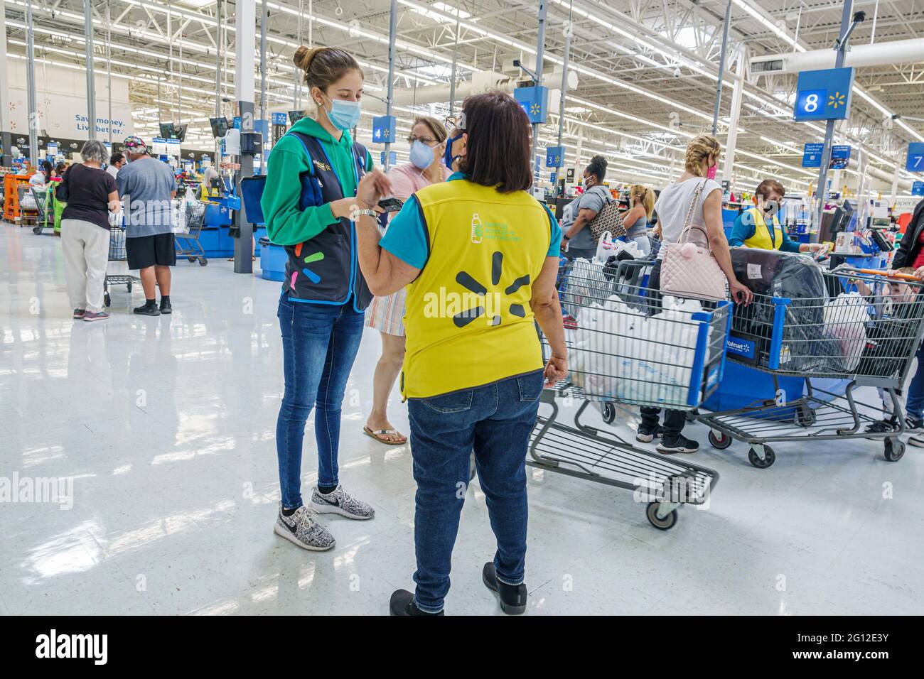 Miami Florida,Hialeah,Walmart Big-Box discount department store inside ...