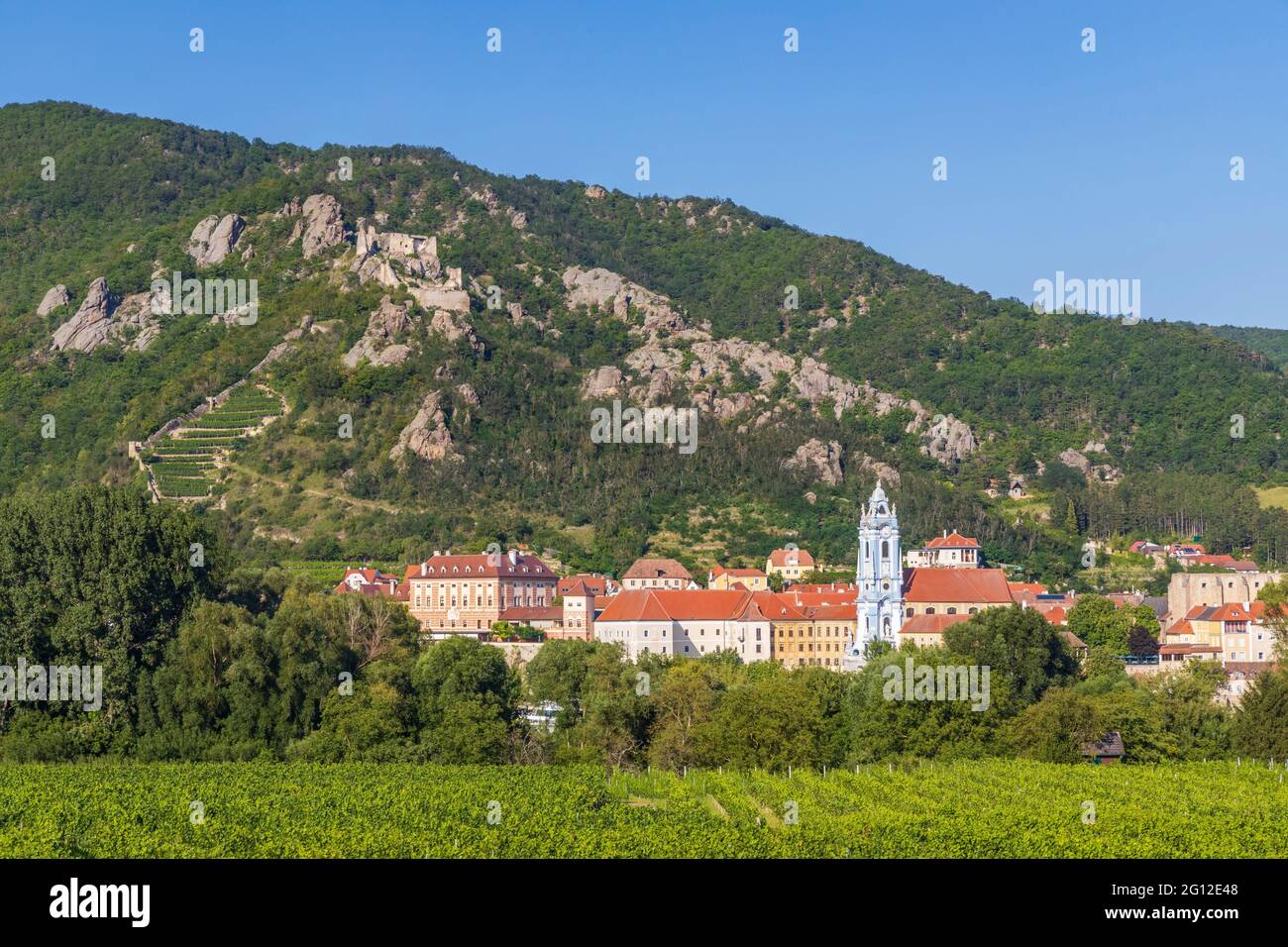 Durnstein castle hi-res stock photography and images - Alamy