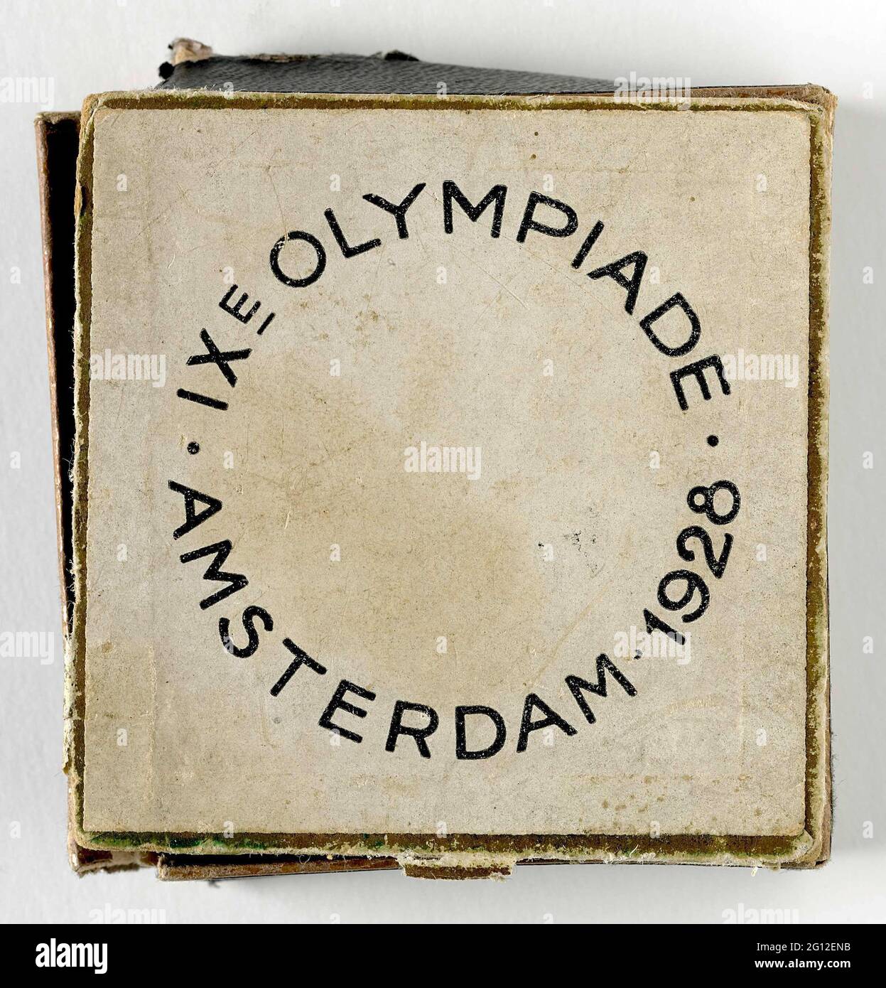 Box by medal of the ninth Olympiad (Olympic Games) in Amsterdam, 1928 ...