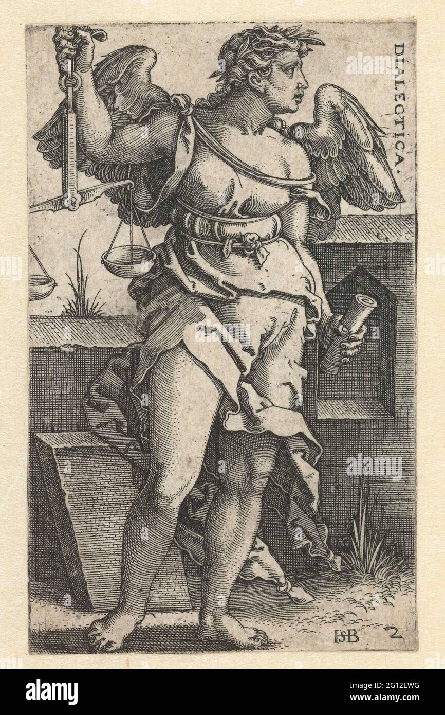 Logic (dialectics); Seven liberal arts. Winged woman as a ...