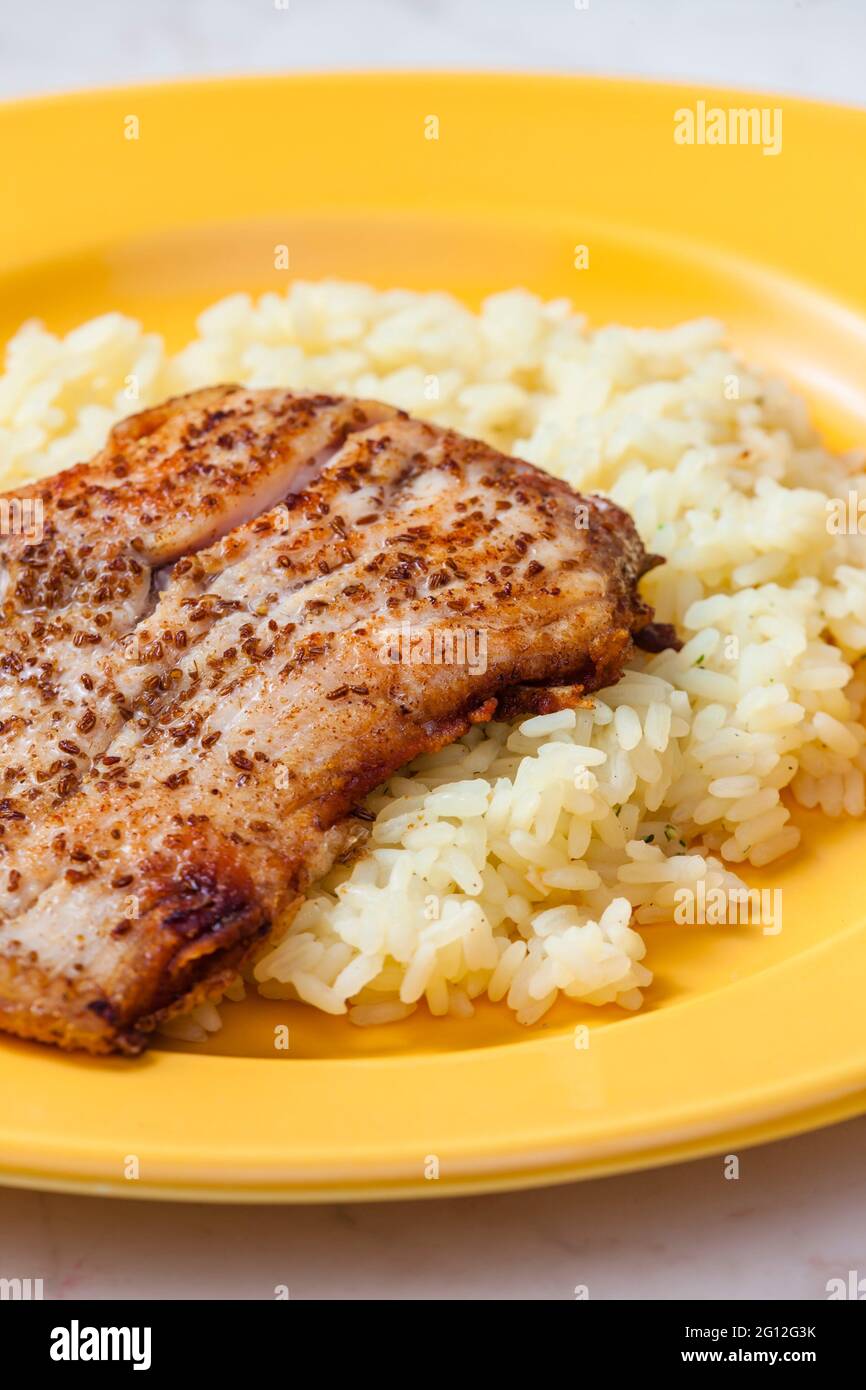 Fish and rice hi-res stock photography and images - Alamy