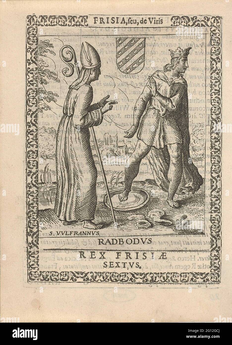 Radbod, sixth king of Frisians; Radbodus. Rex Frisiae Sextus; Kings and ...