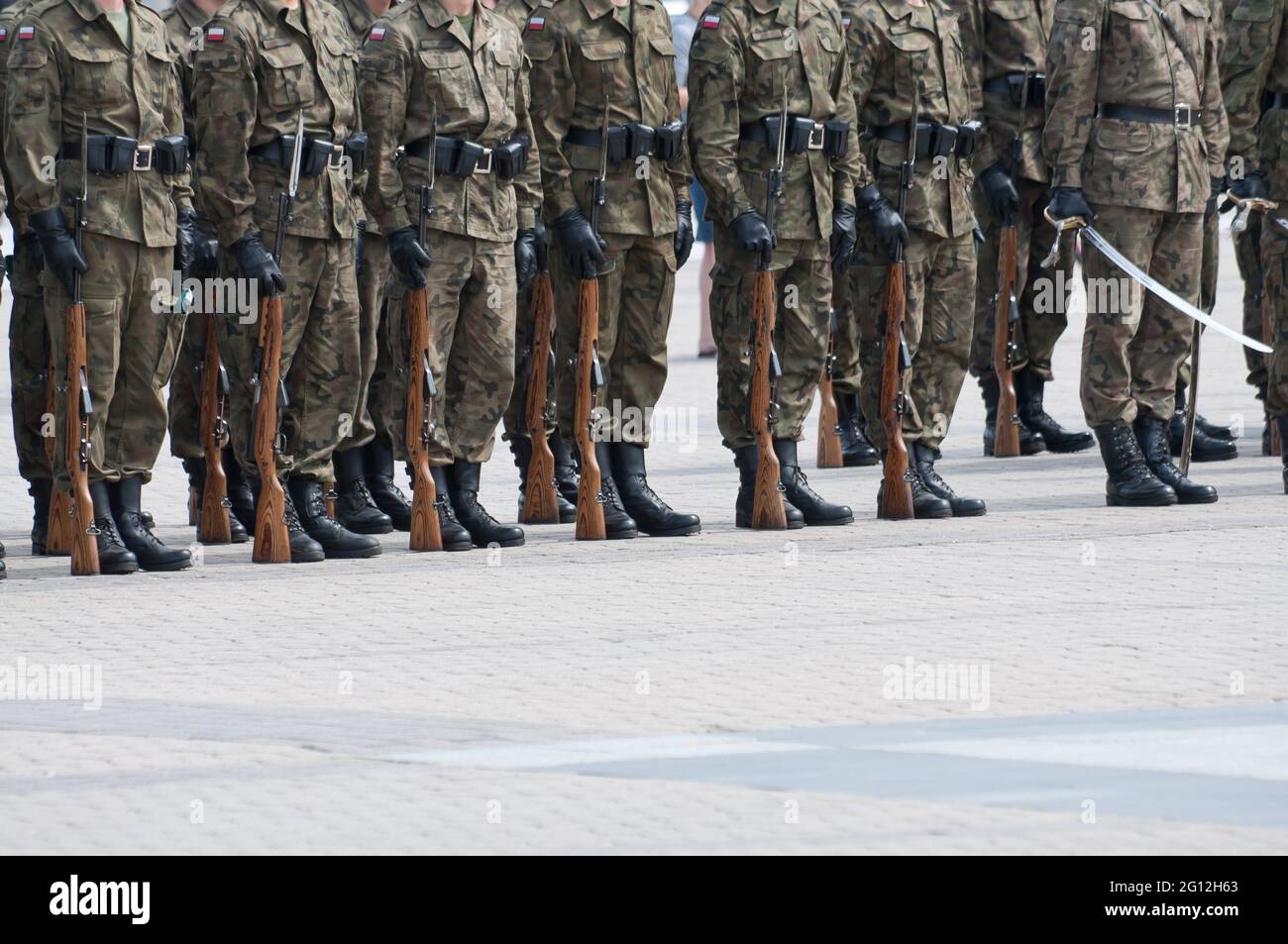 Soldier drill hi-res stock photography and images - Alamy