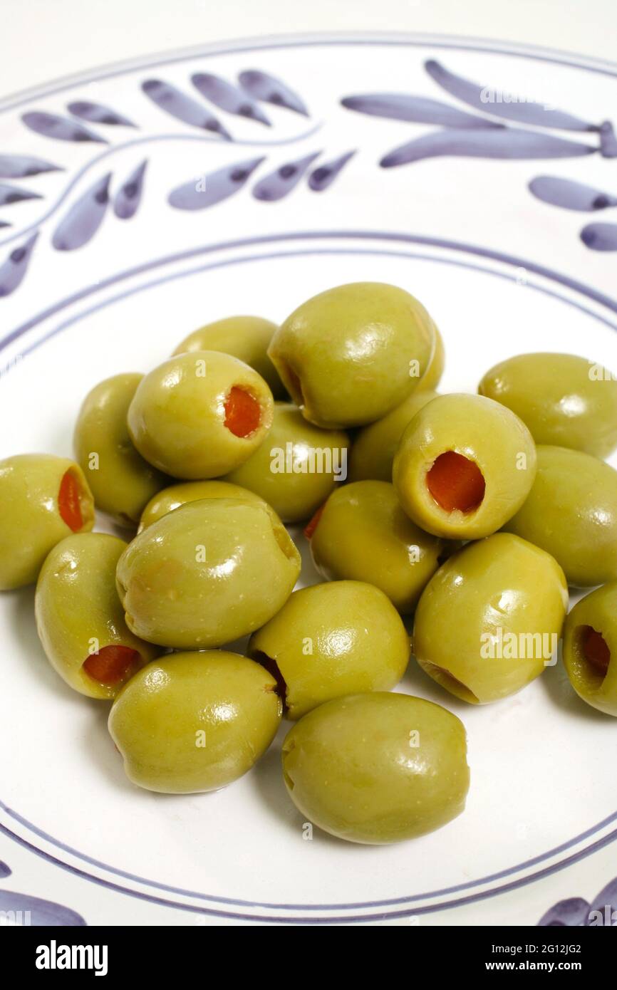 Stuffed green olive hi-res stock photography and images - Alamy