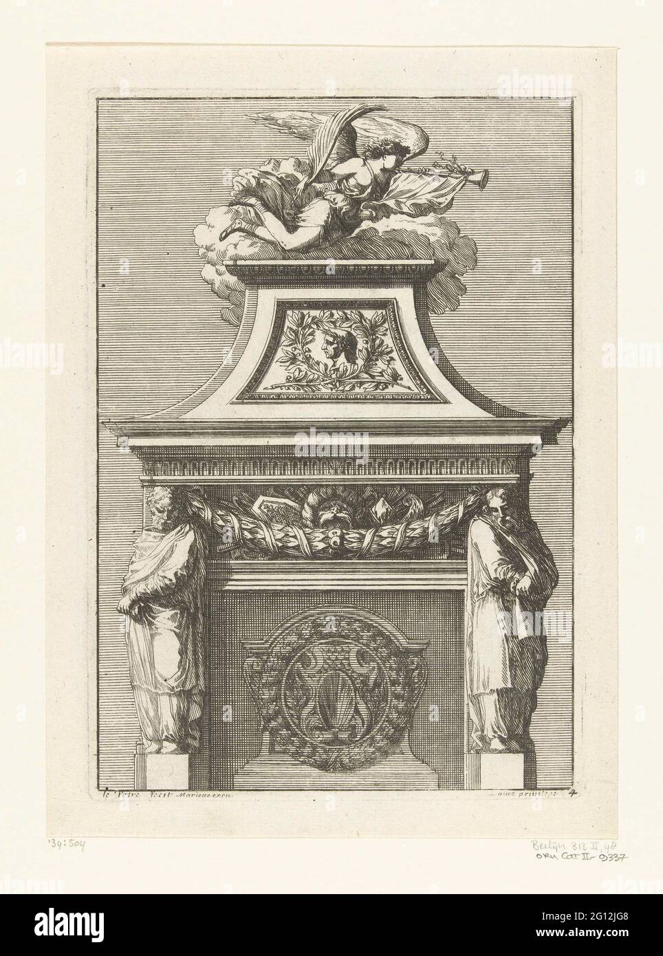 Underbias; Cheminées à la modern. The Architraaf is supported by two ...