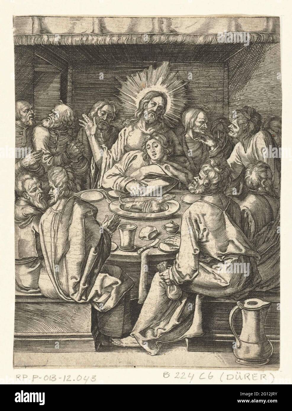 Last Supper; Passion of Christ Stock Photo - Alamy