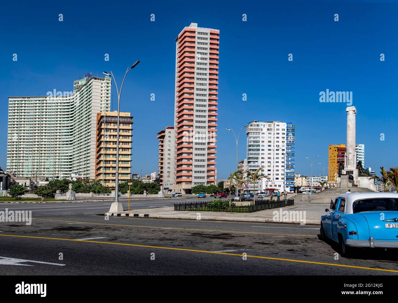 View of the Vedado section of Havana, Cuba Stock Photo - Alamy