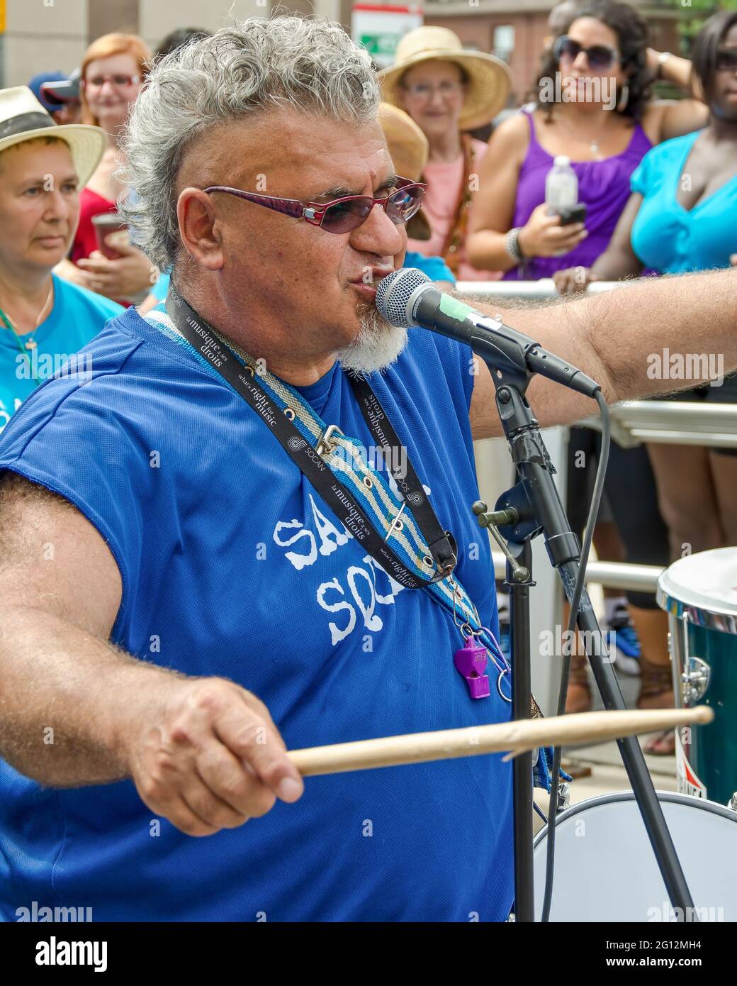 Rick Shadrach Lazar and his Samba Squad perform at Salsa on Saint Clair ...