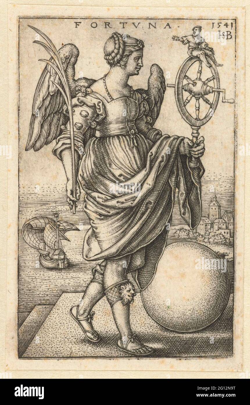 Fortuna; Fortvna. Winged woman as a personification of Fortuna (fortune ...