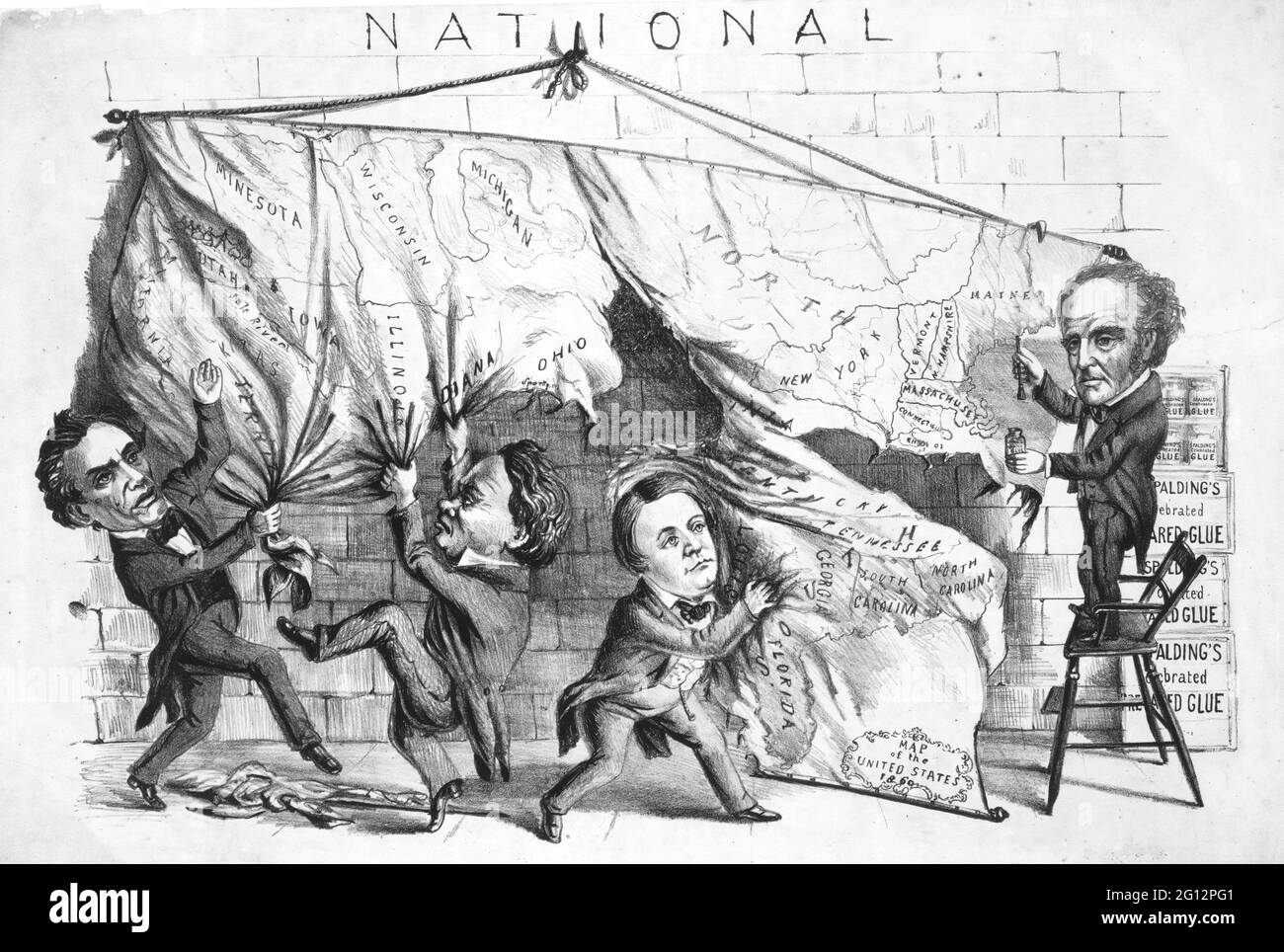 Abraham Lincoln Election Map