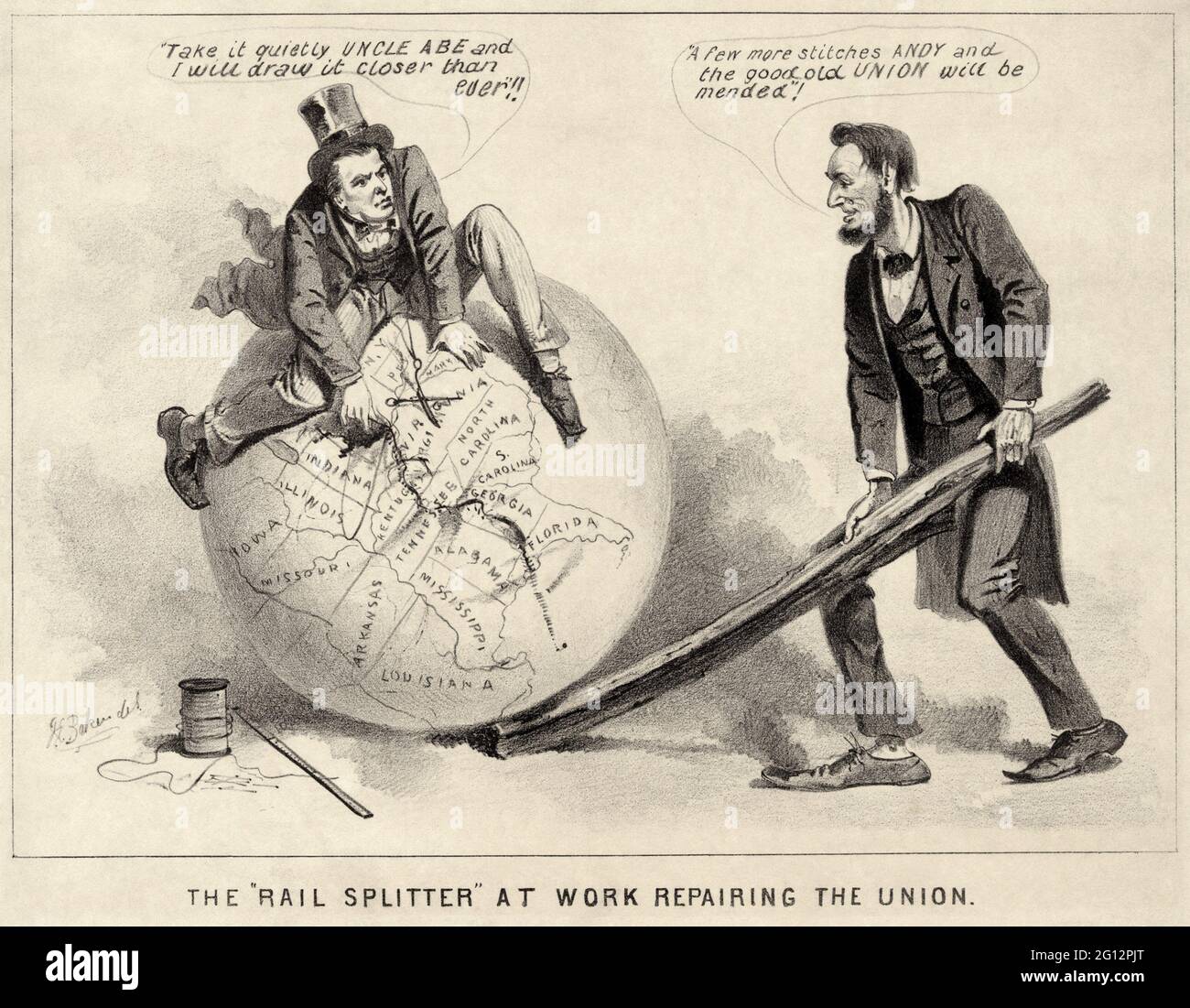 Nationalism Political Cartoon 1800s