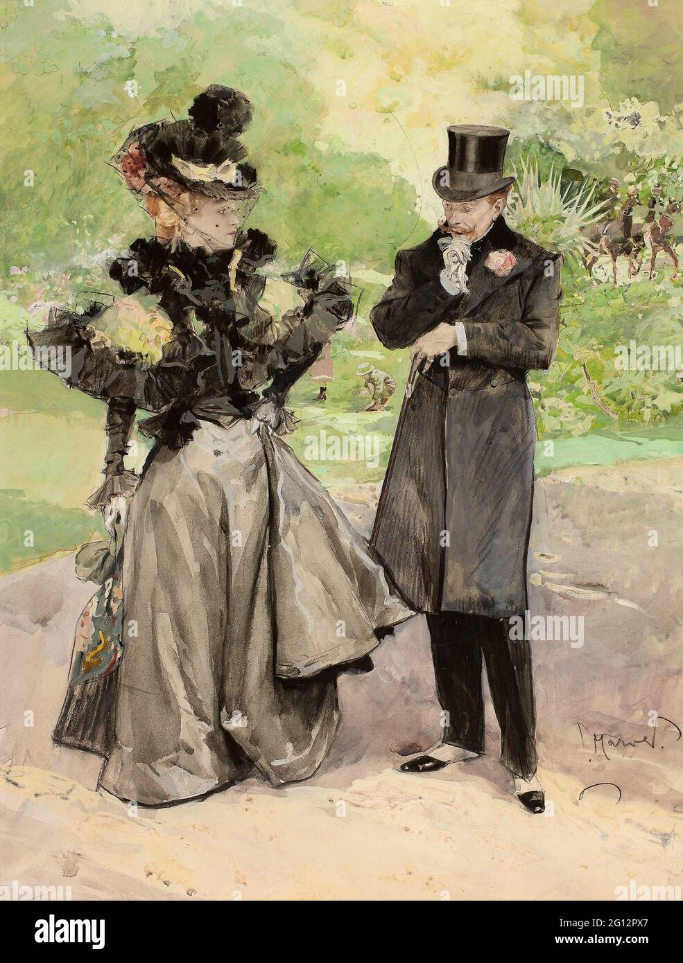 Watercolour and gouache with graphite and traces of black chalk hi-res ...