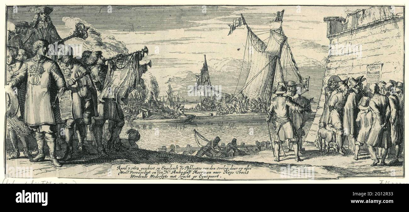 Outbreak of war between england and holland hi-res stock photography ...