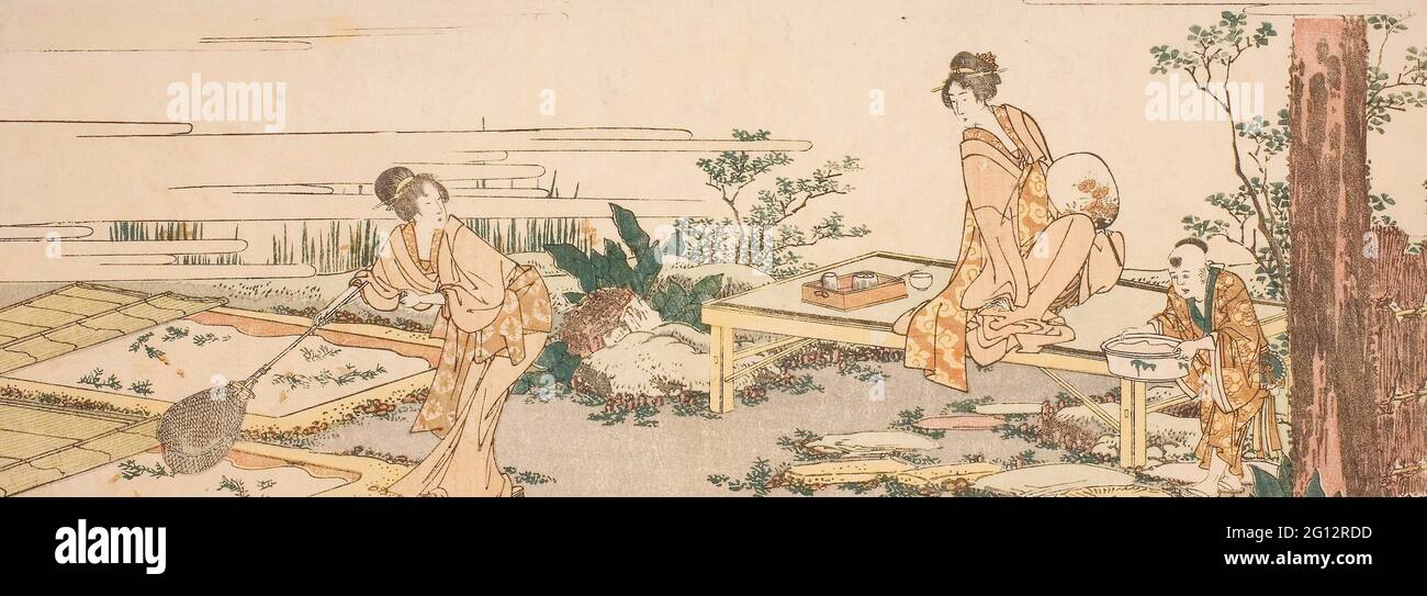 Katsushika hokusai fish hi-res stock photography and images - Alamy