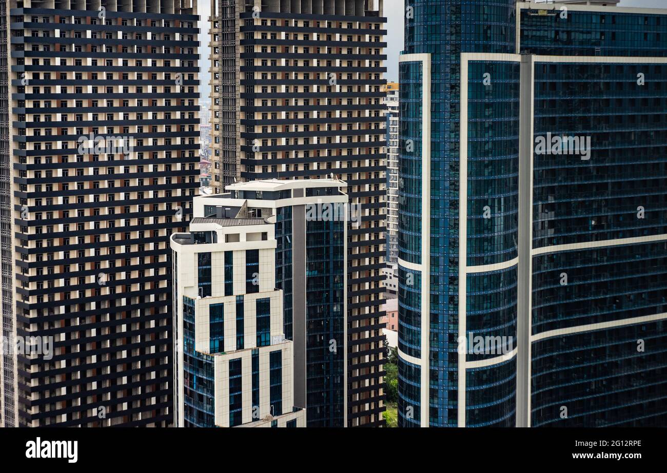 22 MAY 2021, BATUMI, GEORGIA: Architecture of New Boulevard of Batumi ...