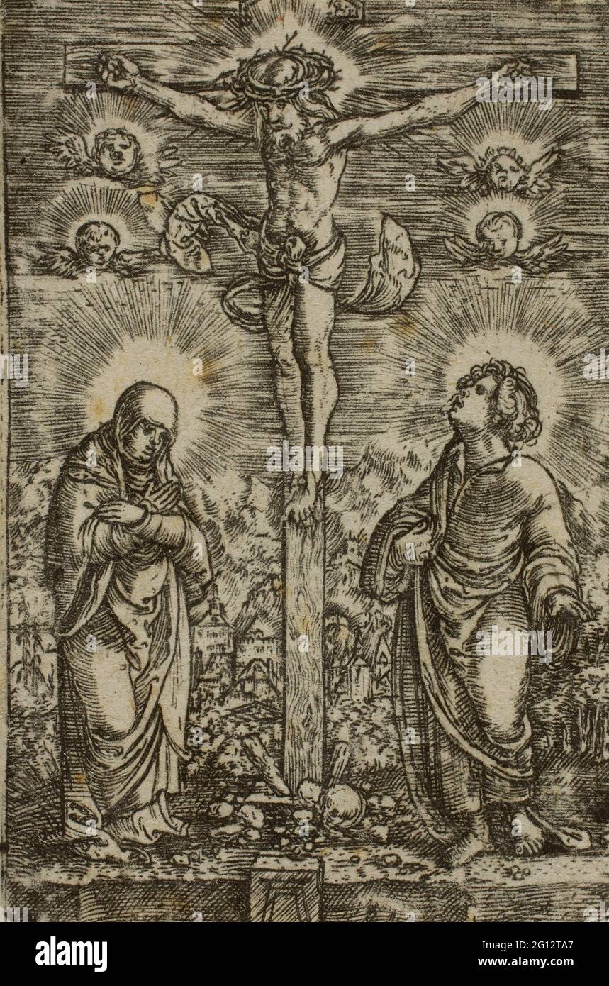 The crucifixion of christ engraving hi-res stock photography and images - Alamy
