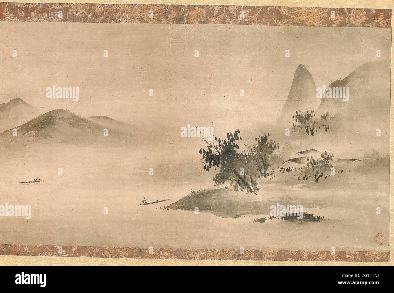 Japanese ink landscape hi-res stock photography and images - Alamy