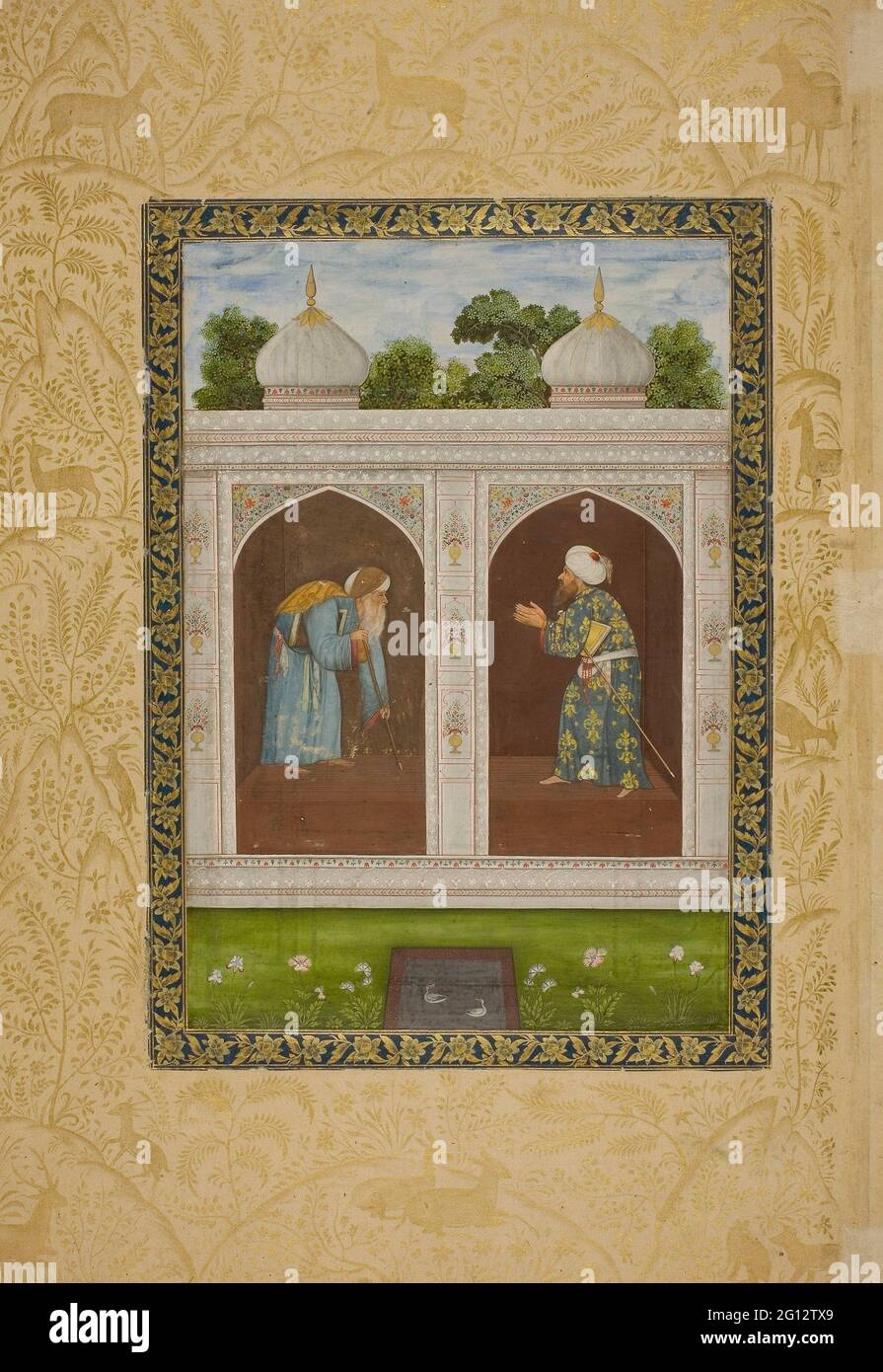 Mughal border hi-res stock photography and images - Alamy