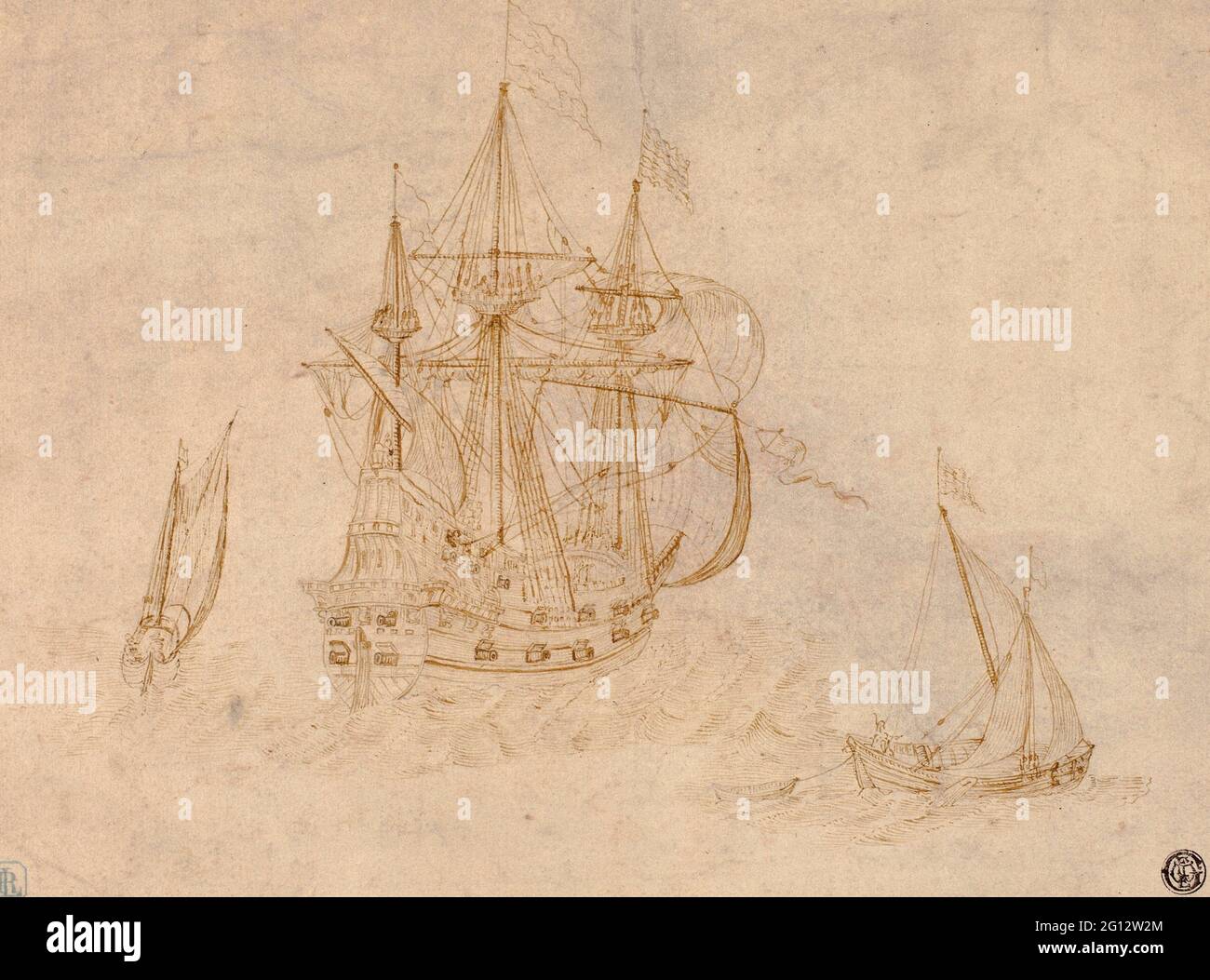 Ships at sea 1500s hi-res stock photography and images - Alamy