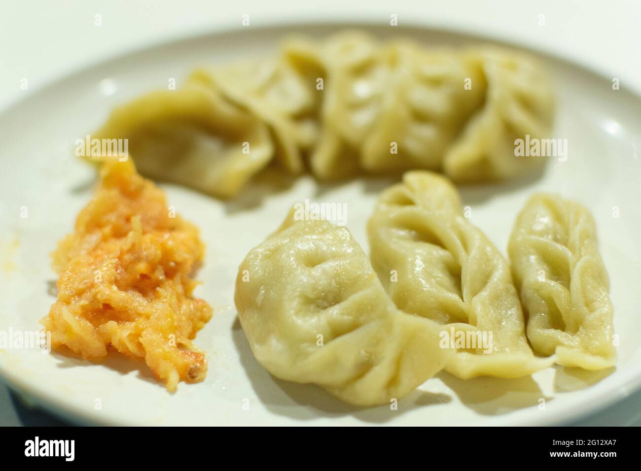 Momo a type of south asian dumpling hi-res stock photography and images ...