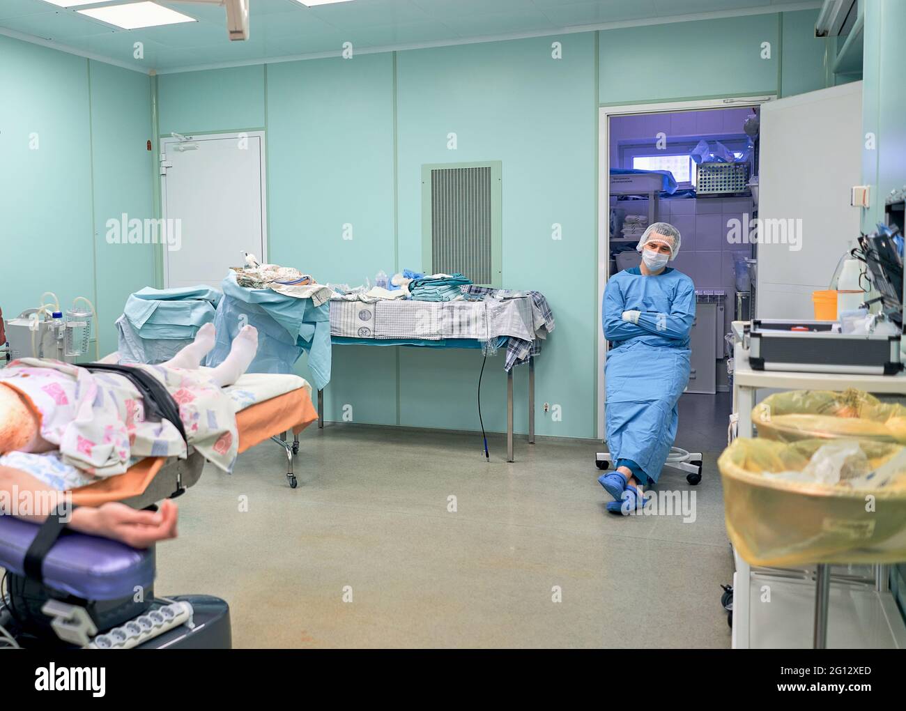 Handsome neurosurgery hard working in professional hospital. Male ...