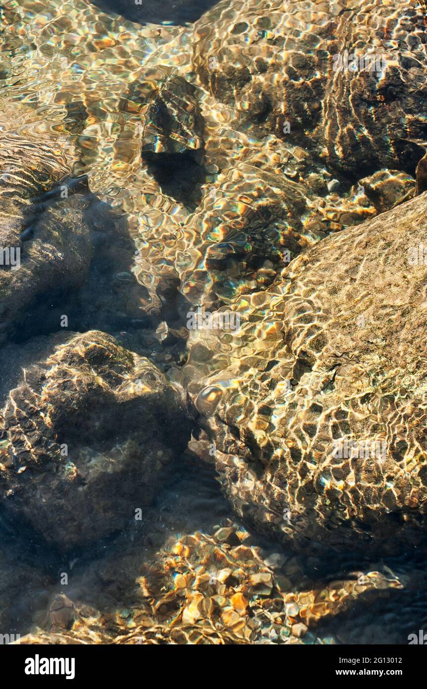 Underwater Rivers Stones