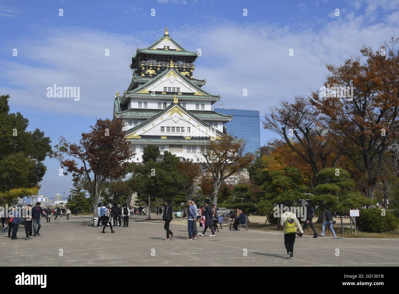 OSAKA, JAPAN - Dec 05, 2019: Osaka, Japan- 01 Dec, 2019: Tourist and ...