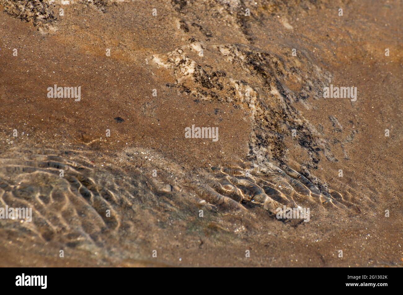 Sunrays reflecting from stones and rocks underwater - creating ...