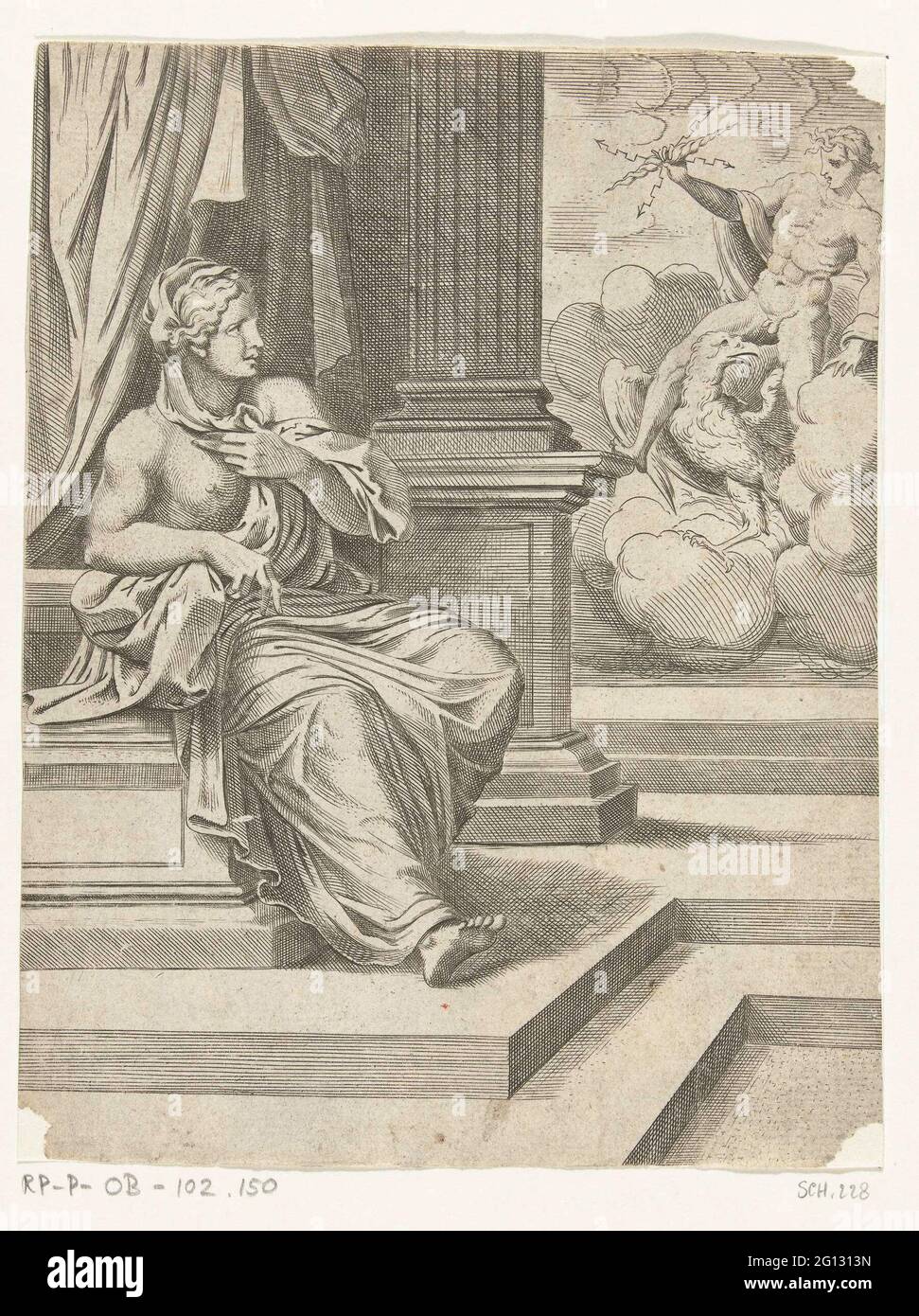 Jupiter and semele; Jupiters love adventures. Jupiter appears before ...