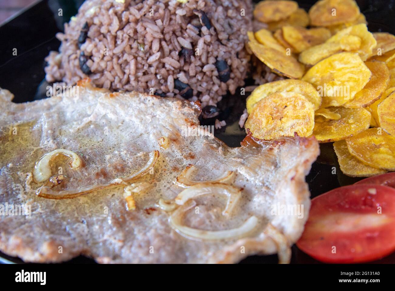 Cuban creole traditional cuisine Stock Photo - Alamy