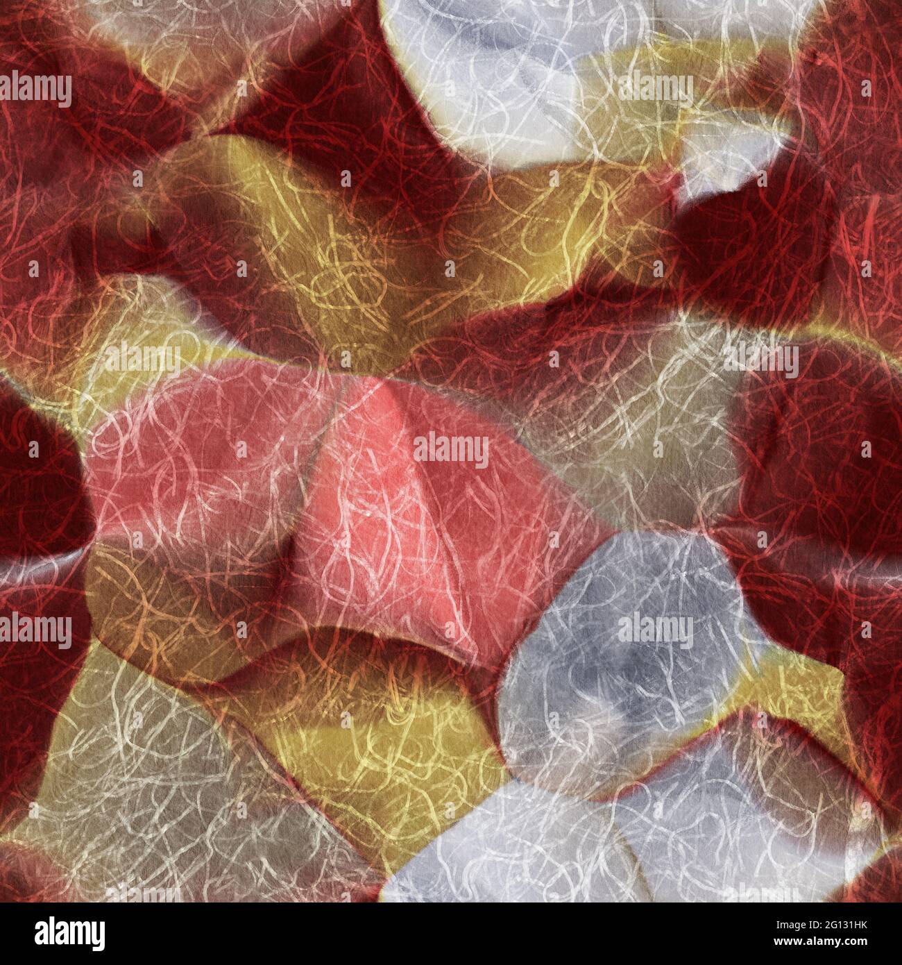 Seamless abstract blobs of color paper texture Stock Photo - Alamy