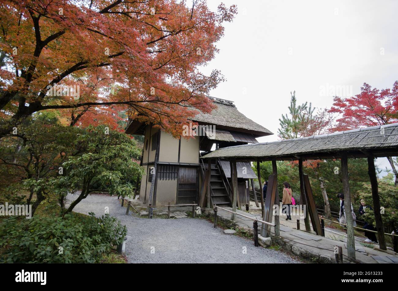 KYOTO, JAPAN - Dec 16, 2019: Kyoto, Japan- 27 Nov, 2019: Shigure-tei ...