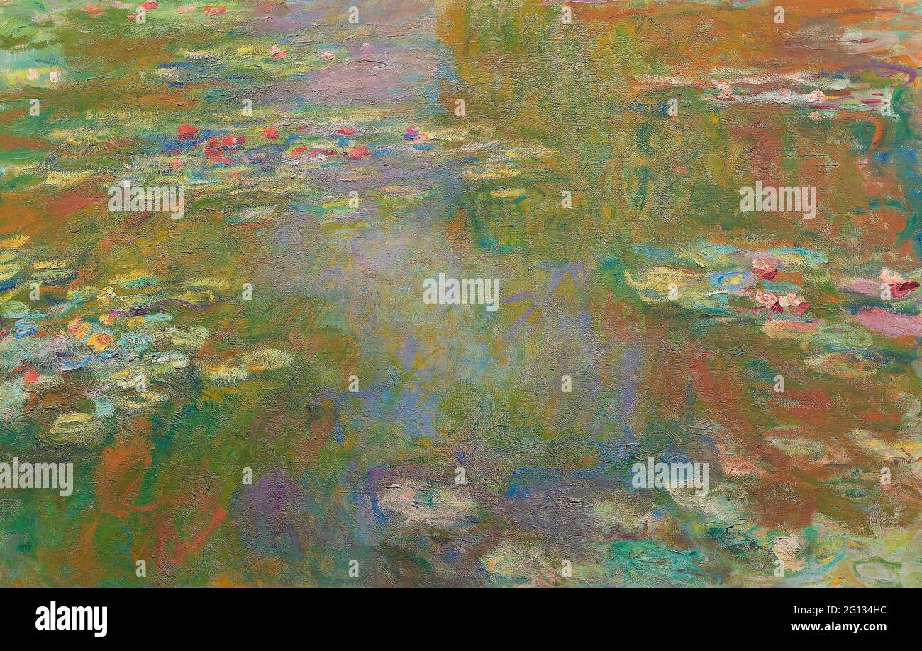 Claude monet the waterlily pond hi-res stock photography and images - Alamy