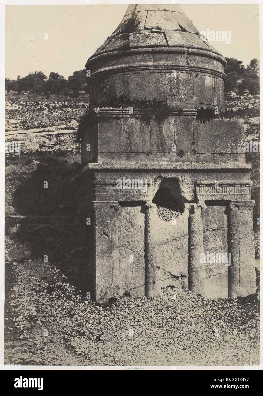 Graftombe van Absalom in Dal van Josafat Te Jeruzalem; Jerusalem ...