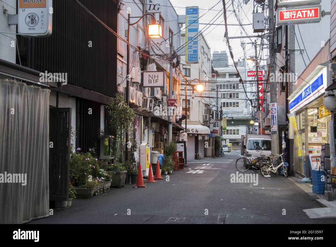 OSAKA, JAPAN - Dec 26, 2019: Osaka, Japan- 28 Nov, 2019: Clean and ...