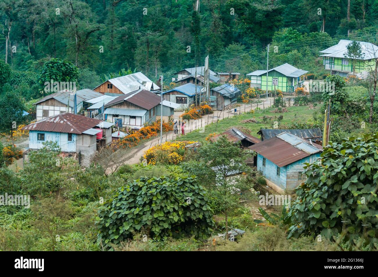 Sikkim village hi-res stock photography and images - Alamy