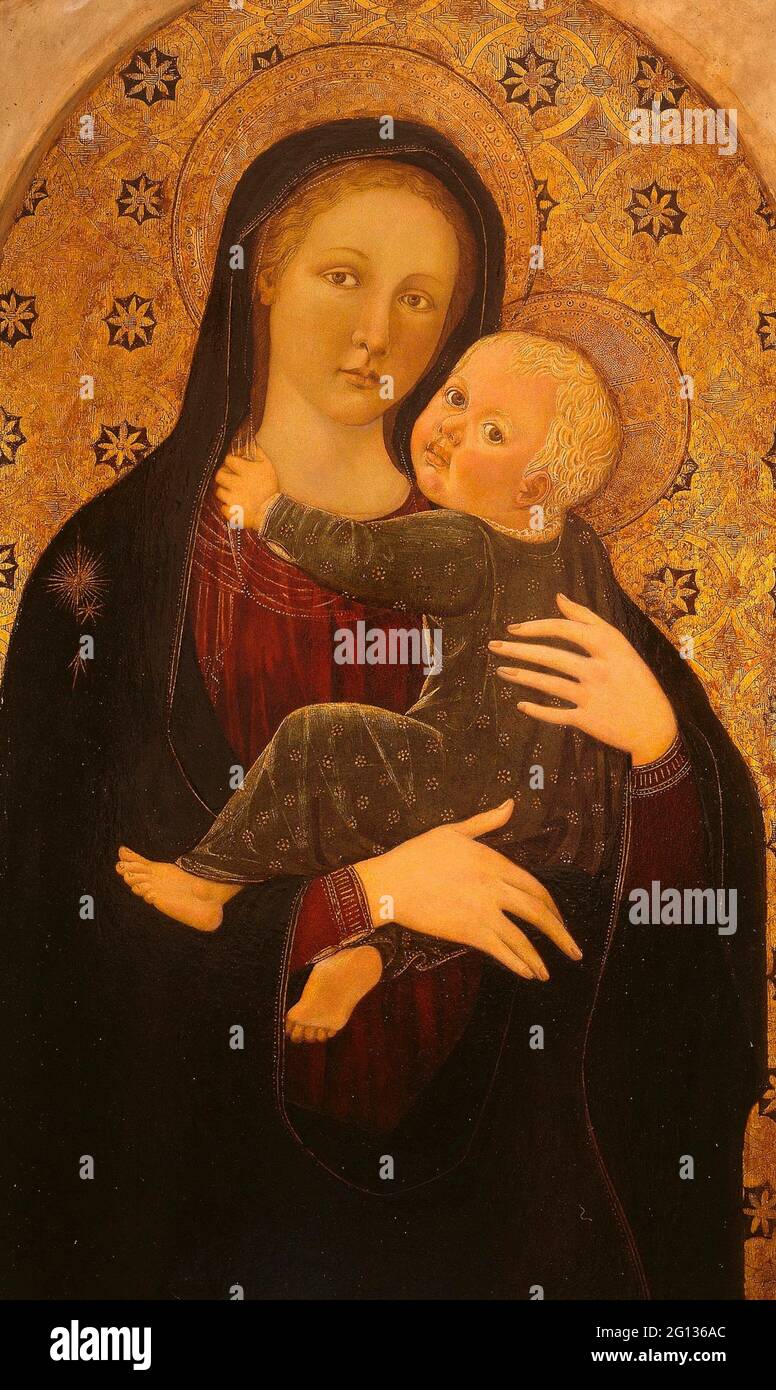 Tempera and gold ground on panel hi-res stock photography and images ...