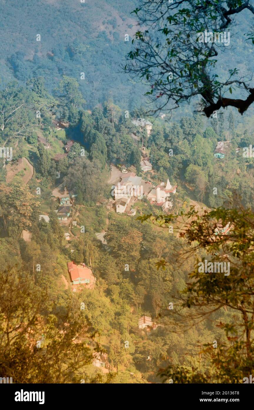 Beautiful view of Silerygaon Village at Sikkim, India Stock Photo - Alamy