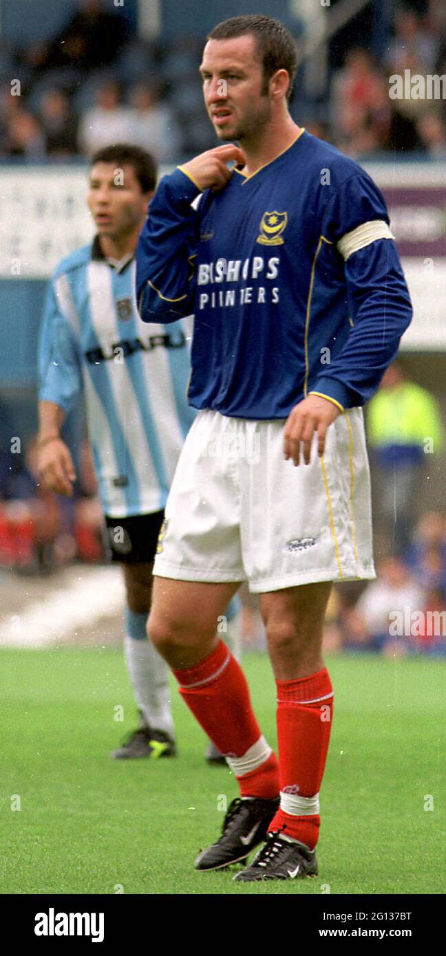 PORTSMOUTH V COVENTRY 29/07/2000 SHAUN DERRY PIC MIKE WALKER 2000 Stock ...