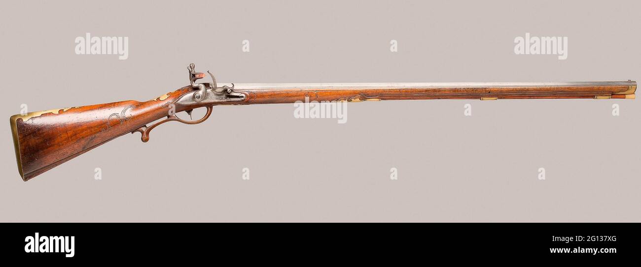 Vertical Musket Pointing From Colonial Times