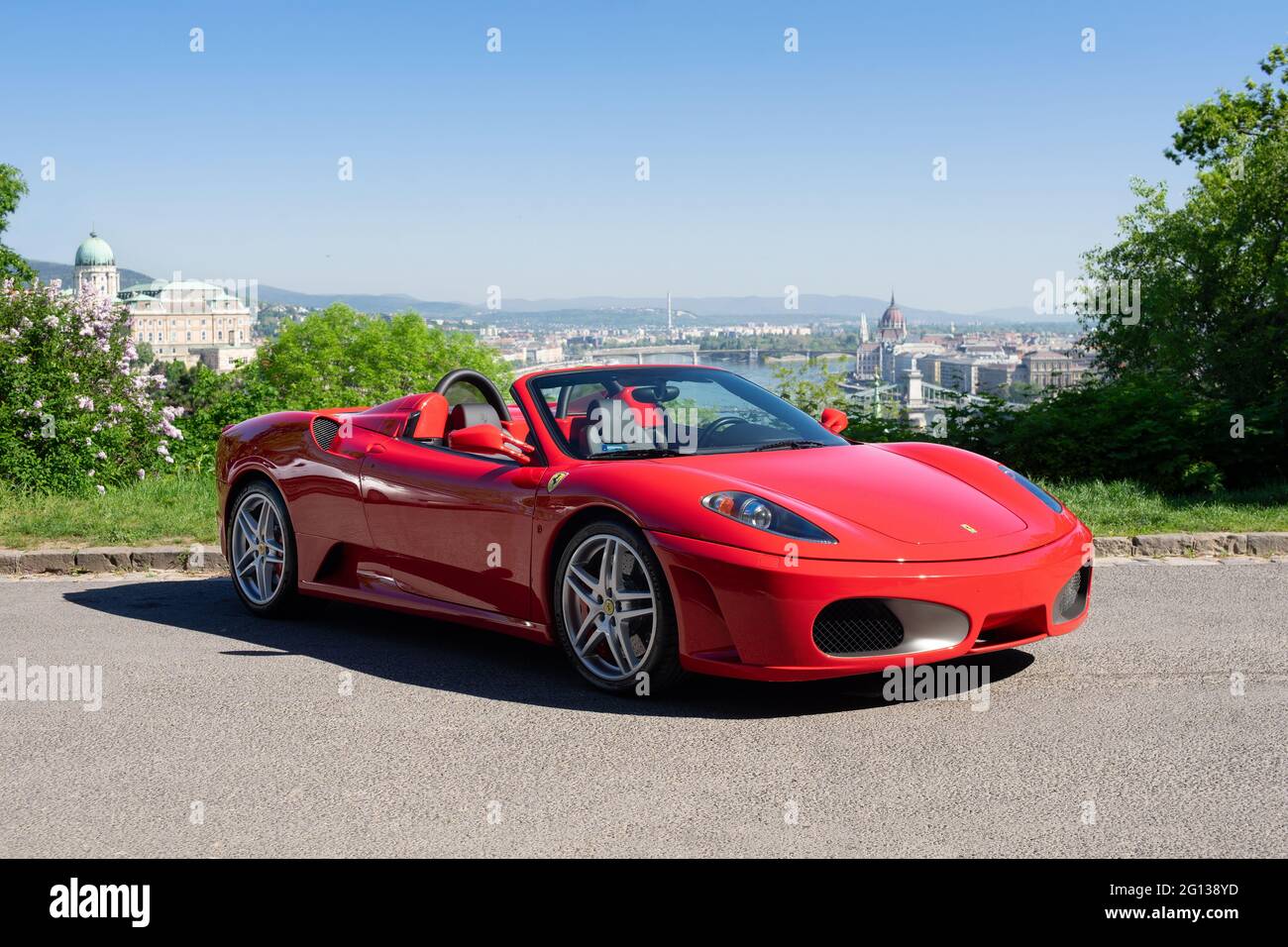 Red Ferrari F430 Spider Wallpaper