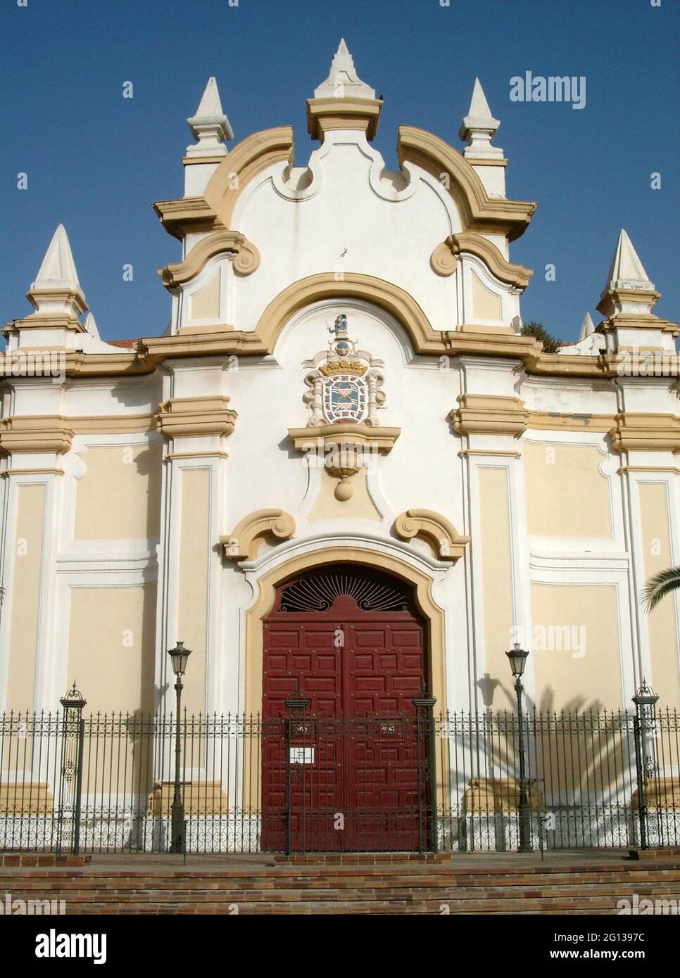 Melilla (Spain). Main gate of the bullring of the city of Melilla Stock ...