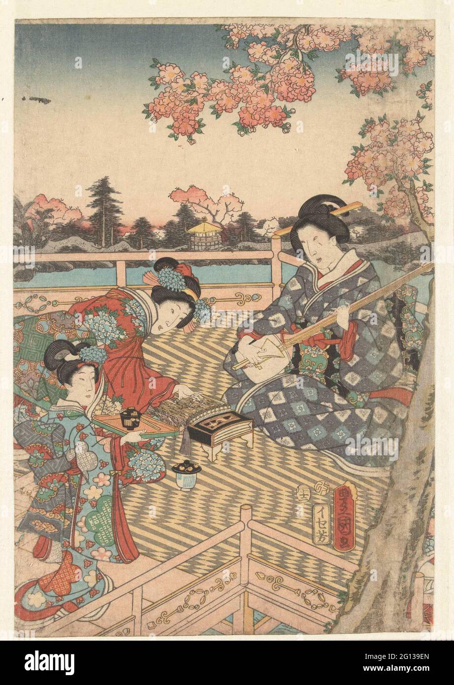 Eastern genji azuma genji hana no yuen hi-res stock photography and ...