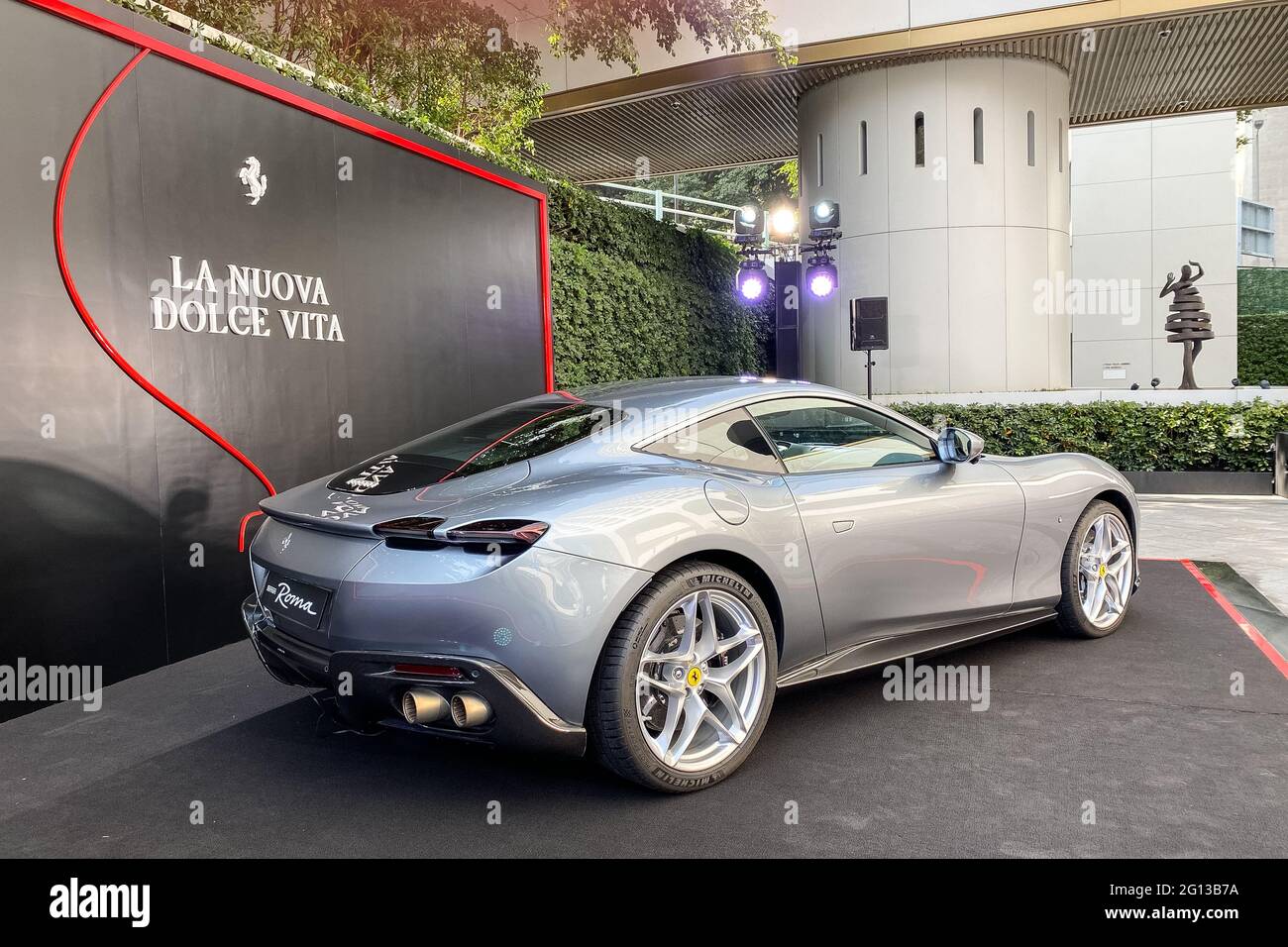 Hong Kong, China Jan 27, 2021 : Ferrari Roma Test Drive Day Jan 27 2021 ...