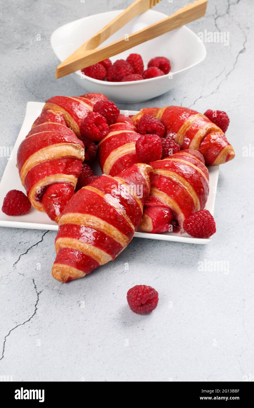 Tray and croissant hi-res stock photography and images - Alamy