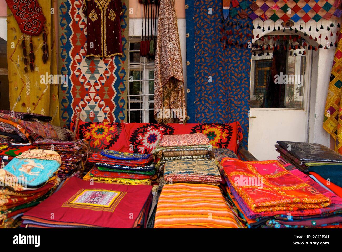 Traveling around Istanbul. Colorful of different typical Turkish ...