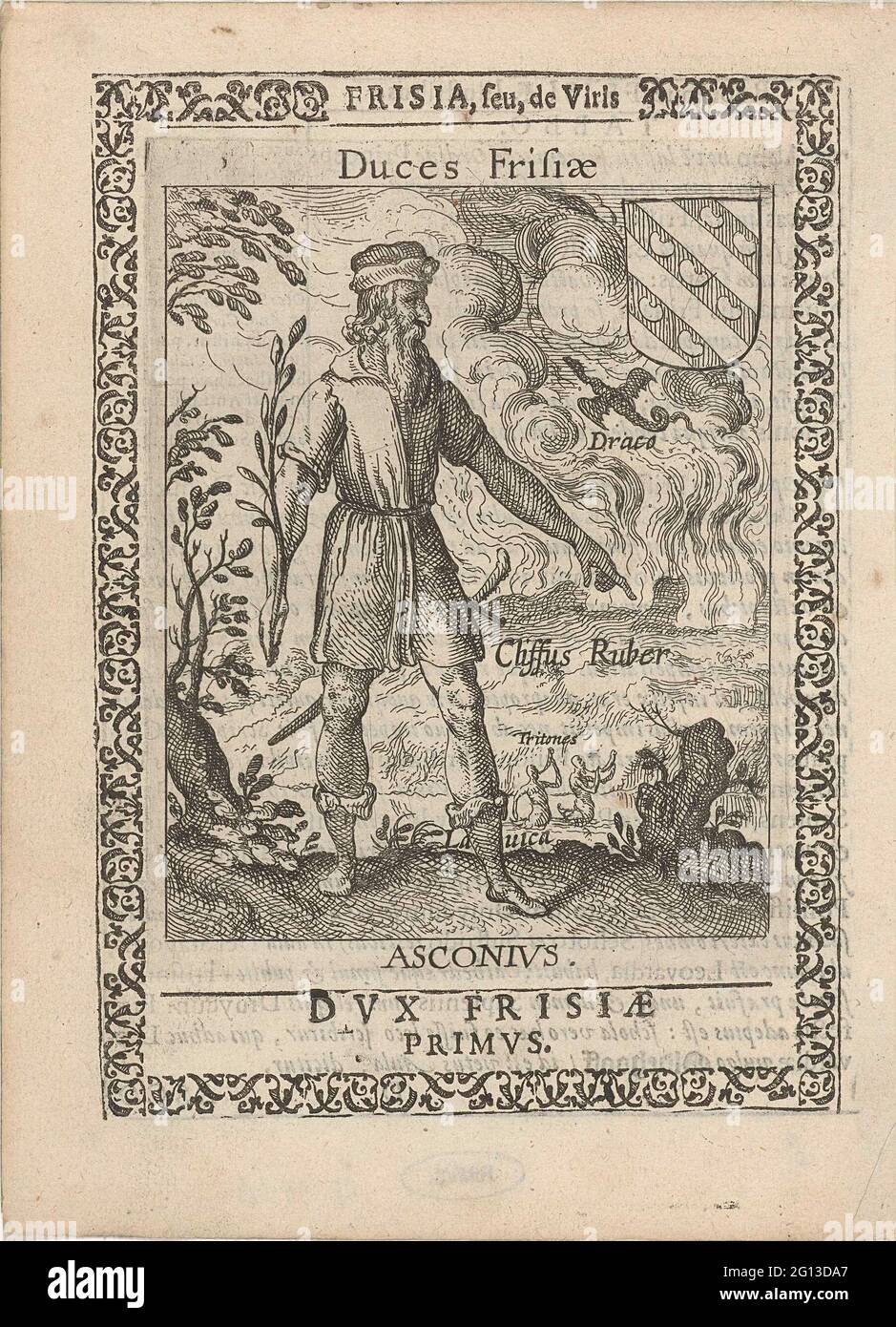 Ascon, first duke of Frisians; Asconius. Dux Frisiae Primus; Kings and ...